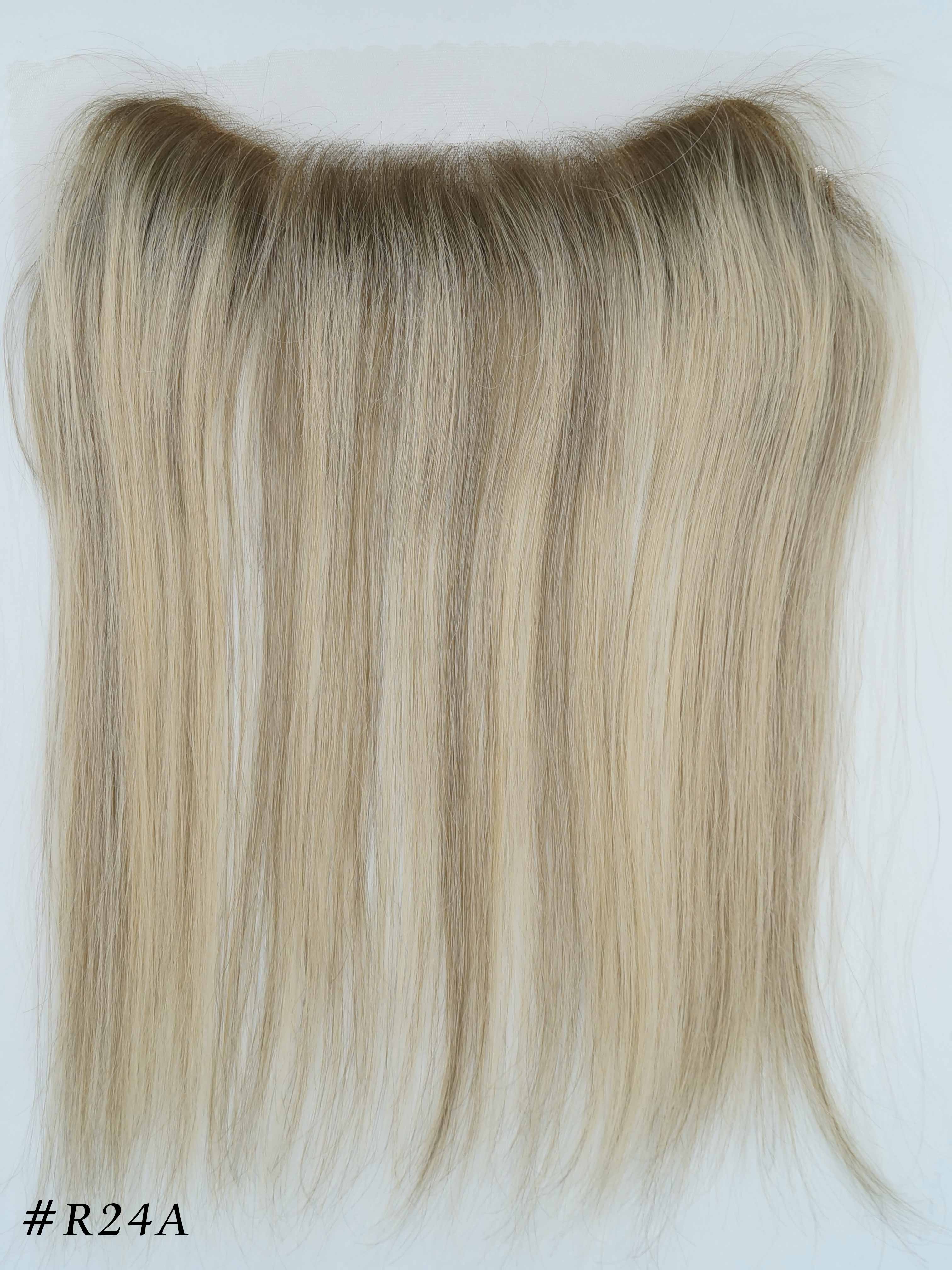 HD-Lace Frontal Hairlines Topper 100% Human Hair 28x4cm – Brilliantwigs